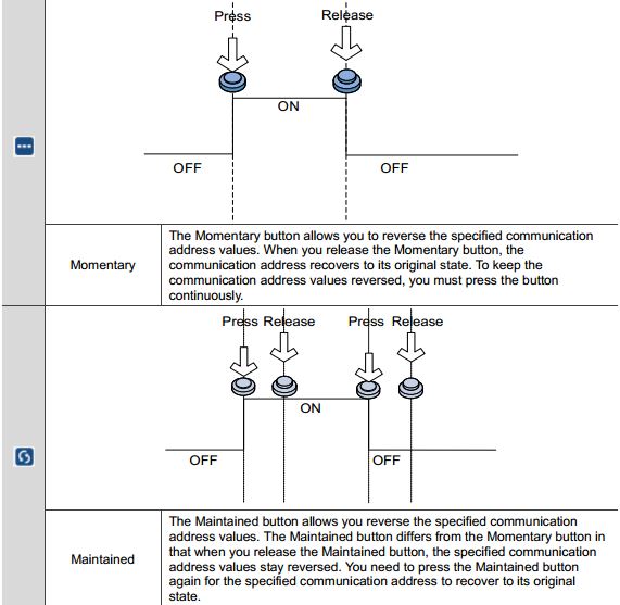 Sử dụng Button trong phần mềm HMI Delta - HK Automation